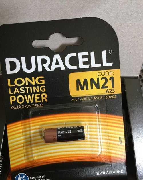 Батарейки Duracell MN21 A23 12В