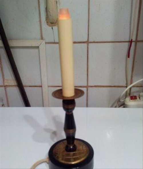 Светильник, ночник, свеча, СССР Харьков винтаж