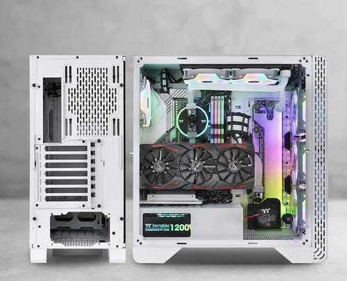 Корпус Thermaltake S300 Tempered Glass Snow Editio