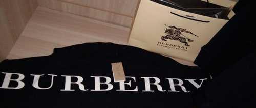 Burberry свитшот с логотипом на спине