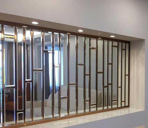 Витраж панно из зеркал с фацетом