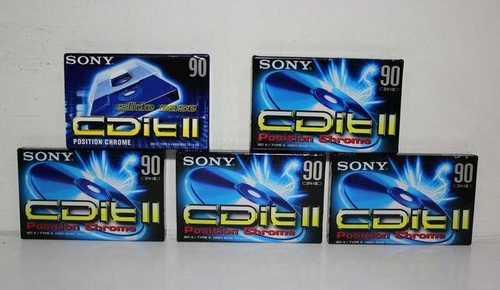Sony cdit II 90 Аудиокассеты