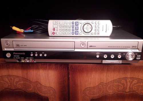 DVD-рекордер+ VHS-рекордер panasonic DMR-ES35v