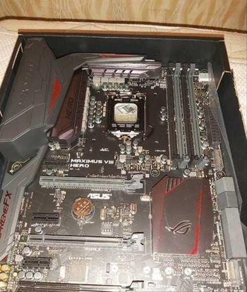 Материнская плата asus maximus viii hero