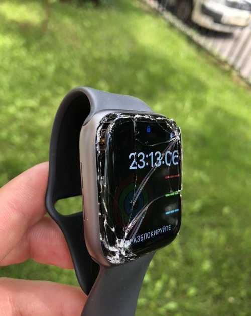 Замена стекла apple watch s4 /Стекло Apple Watch 4