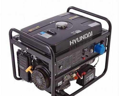 -бензиновый генератор Hyundai HHY 7000FGE 5кв | Festima.Ru .