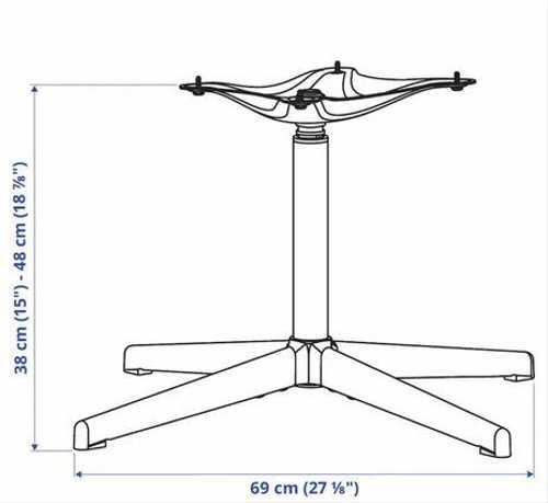 Balsberget бальсбергет Каркас стула IKEA