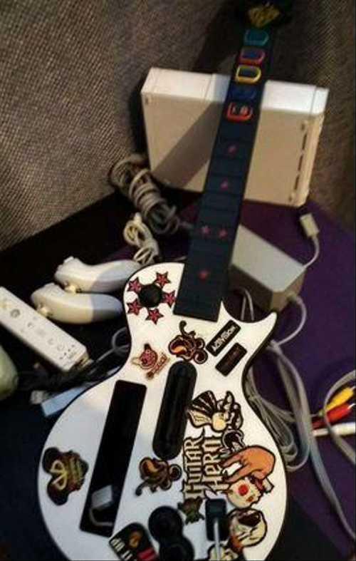 Nintendo wii guitar hero