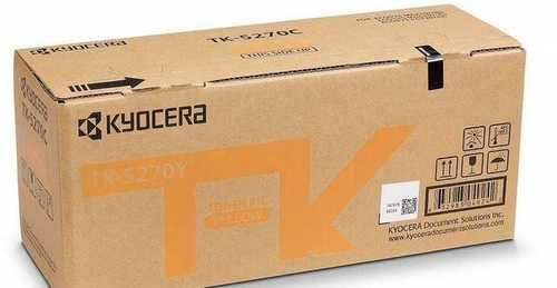 Оригинальный картридж Kyocera TK-5270Y желтый 1T02