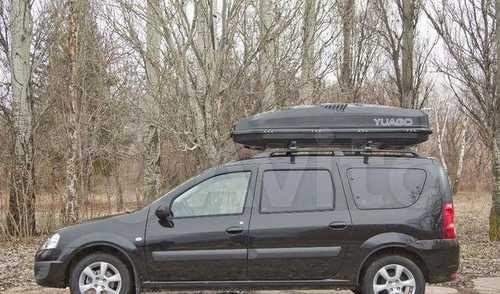 Автобокс Яго На Крышу Автомобиля Antares Серый