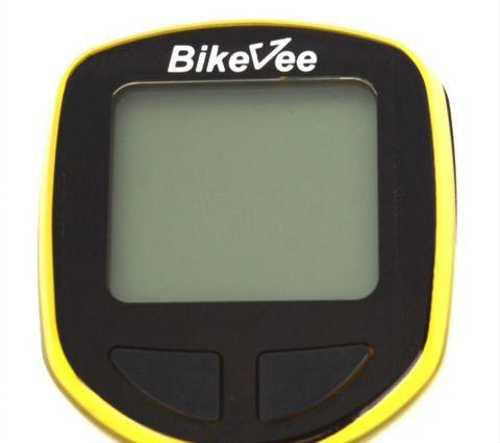 Велокомпьютер BikeVee 1001, 13 функций EN желтый