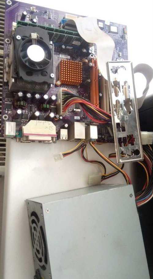 AMD Sempron 2200+ комплект мп озу бп