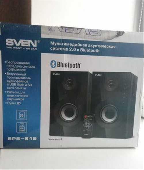 Авито омск колонки. Sven SPS-615. 2.0 Sven 750. Колонки Свен спс 750. Блютуз колонка Свен.