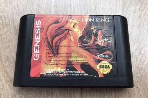 Оригинальный картридж Lion King sega Genesis