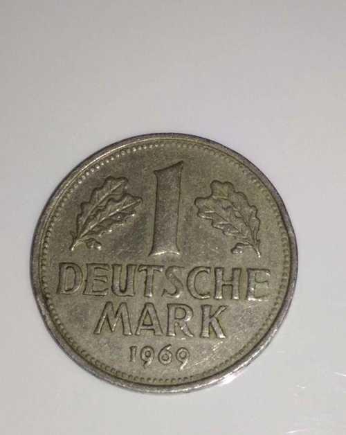 1 deutsche mark 1969 года