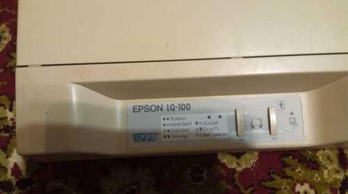Принтер epson LQ-100