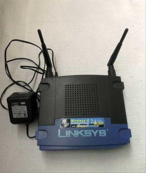 Роутер Linksys точка доступа WRT54GS SpeedBooster