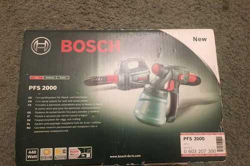 Краскопульт bosch pfs 2000 (новый)