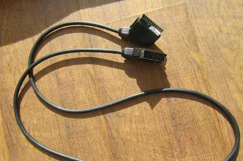 Кабель scart - scart 21pin 1 метр