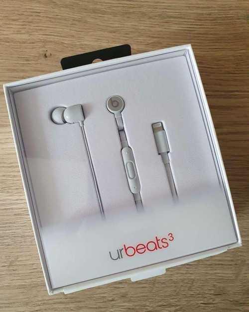 Наушники-вкладыши urBeats3 сразъёмом Lightning
