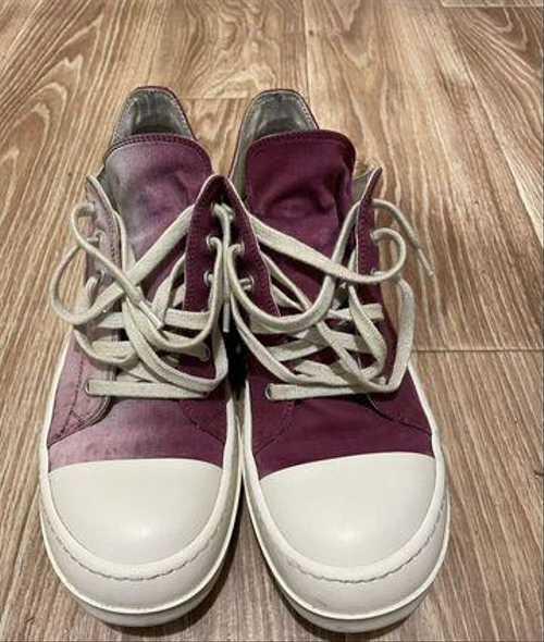 Rick Owens pink gradient ramones