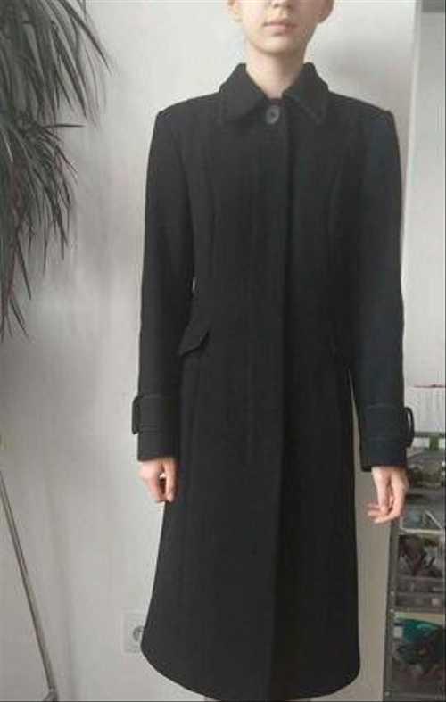 Пальто женское шерстяное черное 40-42 фирмы Vista
