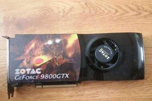 Видеокарта zotac nvidia 9800gtx