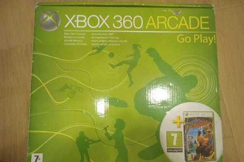 Xbox 360 arcade в коробке полный комплект