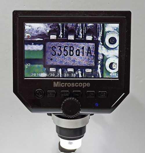 Цифровой электронный микроскоп 600X 4,3" HD