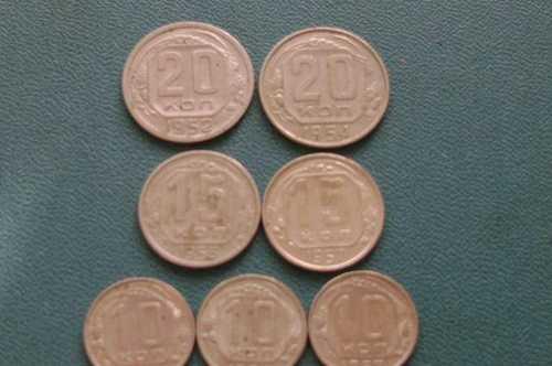 10.15.20 копеек 1952-1957гг