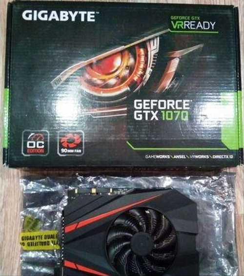 Видеокарта Gigabyte Geforce GTX1070 8Gb