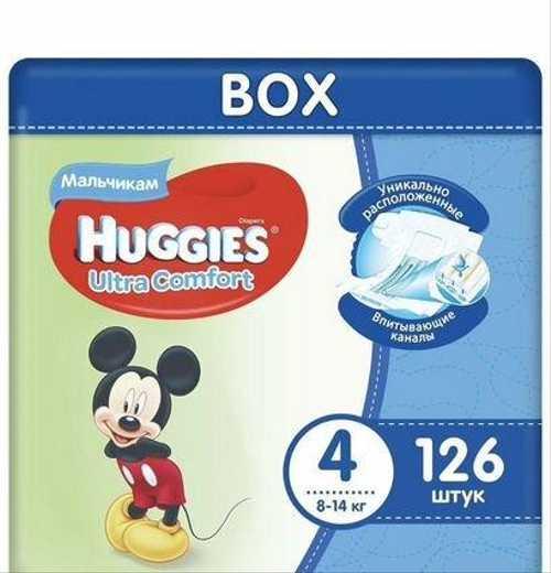 Подгузники Huggies ultra comfort 4