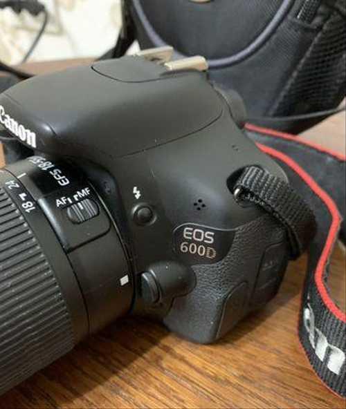 Зеркальный фотоаппарат Canon 600d kit (идеал)