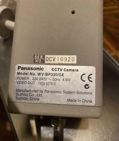 Видеокамера Panasonic WV-BP330/GE