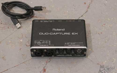 Звуковая карта roland duo capture ex