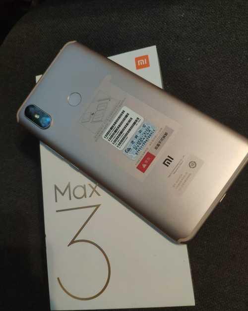 Телефон Xiaomi Mi Max 3 (gold) 6/128 gb
