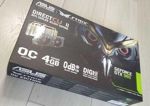 Видеокарта Asus Strix GTX980