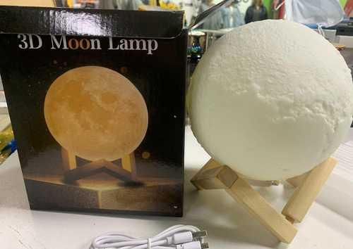 Ночник Луна 3D Moon Lamp. Новый