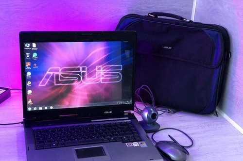 Ноутбук asus A6J со всем комплектом