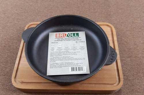 Чугунная сковорода для подачи блюд brizol 140*25