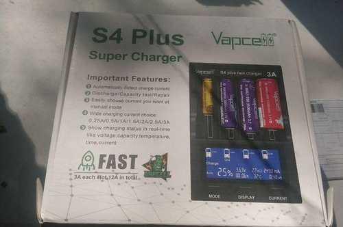 Зарядное устройство Vapcell s4 plus