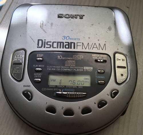 CD плейер Sony Discman DT401