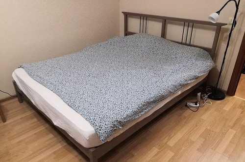 Каркас кровати 160х200 IKEA рикене + реечное дно