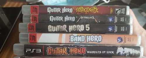 Диски Guitar Hero PS3