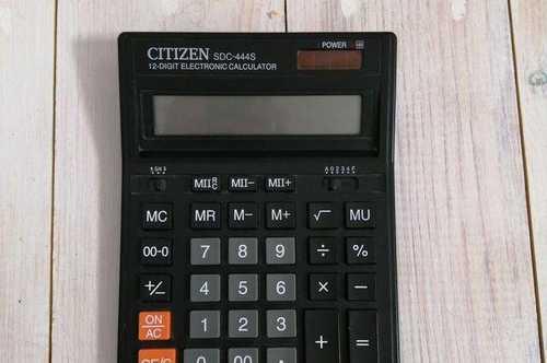 Бухгалтер калькулятор citizen SDC-444S