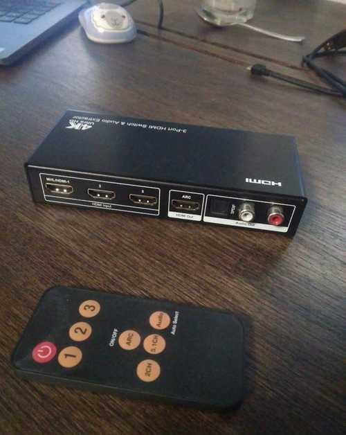 Разветвитель hdmi \ hdmi switch audio extractor