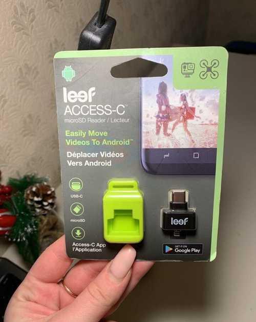 Карт-ридер Leef Access-C microSD Card Reader USB