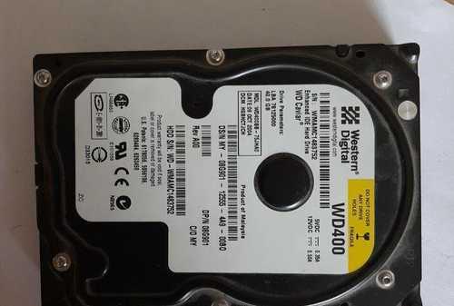 Жёсткий диск Western Digital WD400