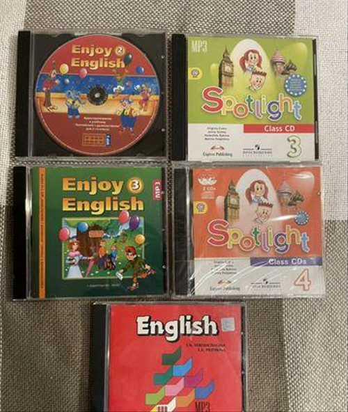 MP3 диски к учебникам английского языка