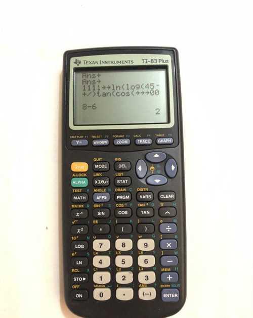 Texas Instruments TI-83 графический калькулятор